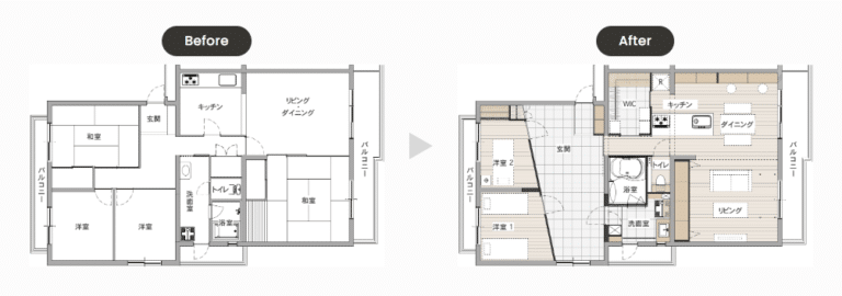 5人家族の間取り｜広さは3LDKまででOK！狭いマンションでもゆとりがつくれる3つの方法 | ゼロリノベジャーナル